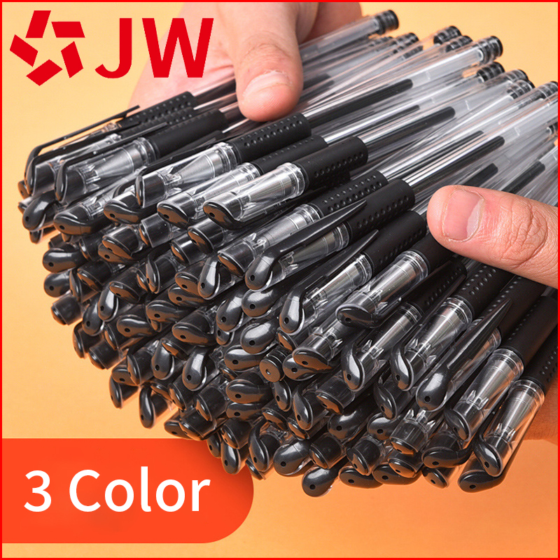 JW 0.5mm Gel ink pen classic style 3 color Fine Point Liquid Gel Ink ...