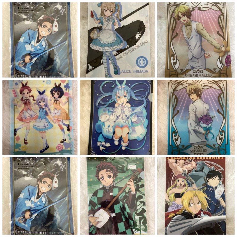 Anime Folders Assorted (Small-Medium) | Shopee Philippines