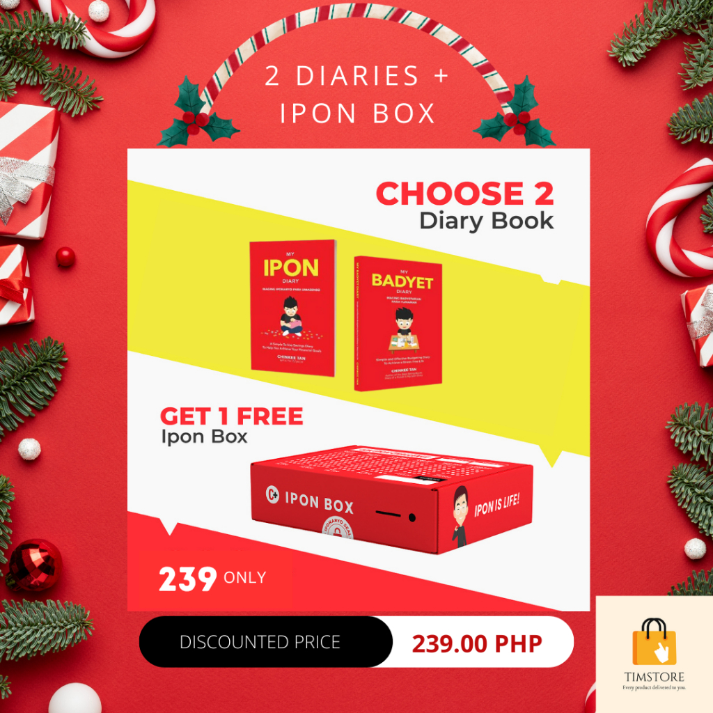 Chinkee Tan Diary Books with Ipon Box | Shopee Philippines