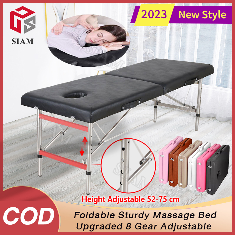 Foldable Sturdy Comfortable Beauty Bed Massage Bed Spa Facial Portable ...