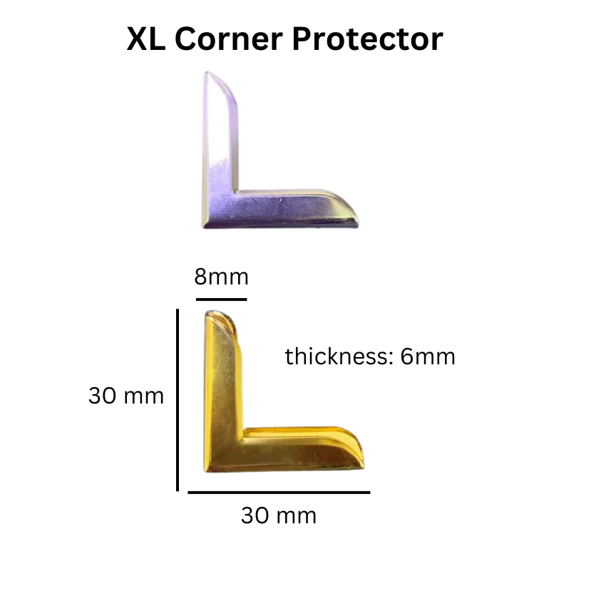 (Positivity) 10 pcs Metal Corner Protector for menus, books, journals ...