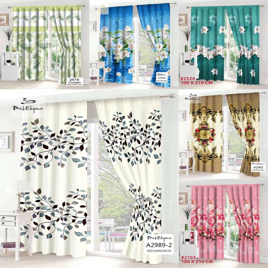 New Design 100x210CM Curtain For Window Door Curtain Lace Curtain ...