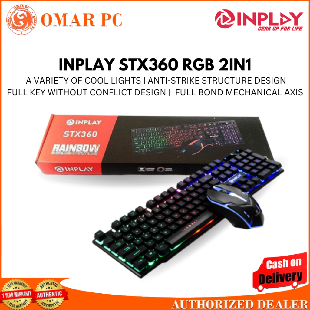 INPLAY STX360 RGB MOUSE AND KEYBOARD BUNDLE | Shopee Philippines