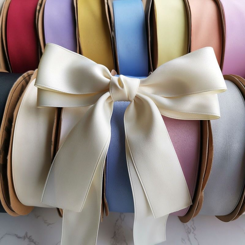 2cm Satin Ribbon Roll Gift Packaging Ribbon Flower Making DIY Holiday ...