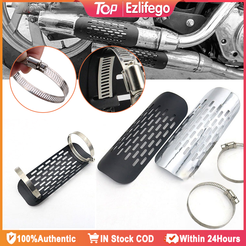 Universal Motorcycle Heat Guard Metal Exhaust Heat Shield | Shopee ...