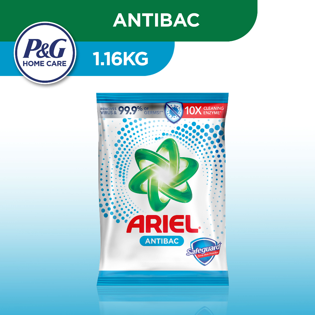 Ariel Powder Detergent Sunrise Fresh Floral Passion Antibac Clean & Bright 1.16KG - 1.19KG Bag ...