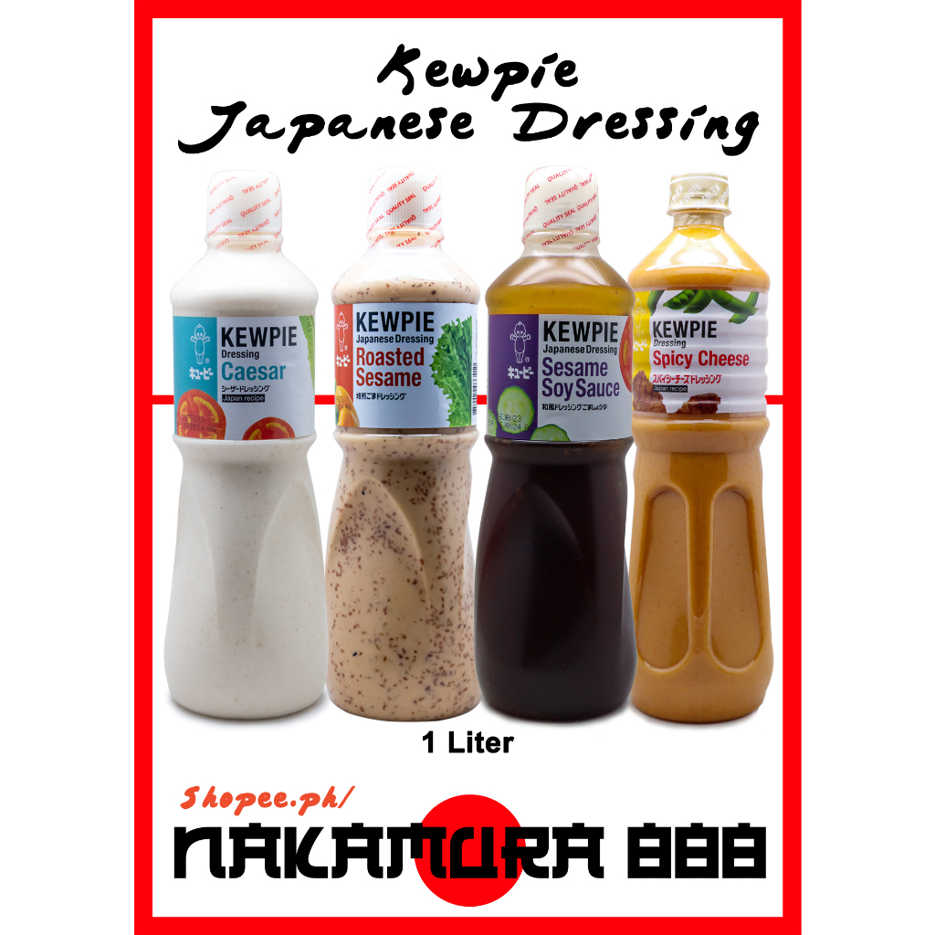 KEWPIE Japanese Dressing (Roasted Sesame / Caesar / Spicy Cheese ...