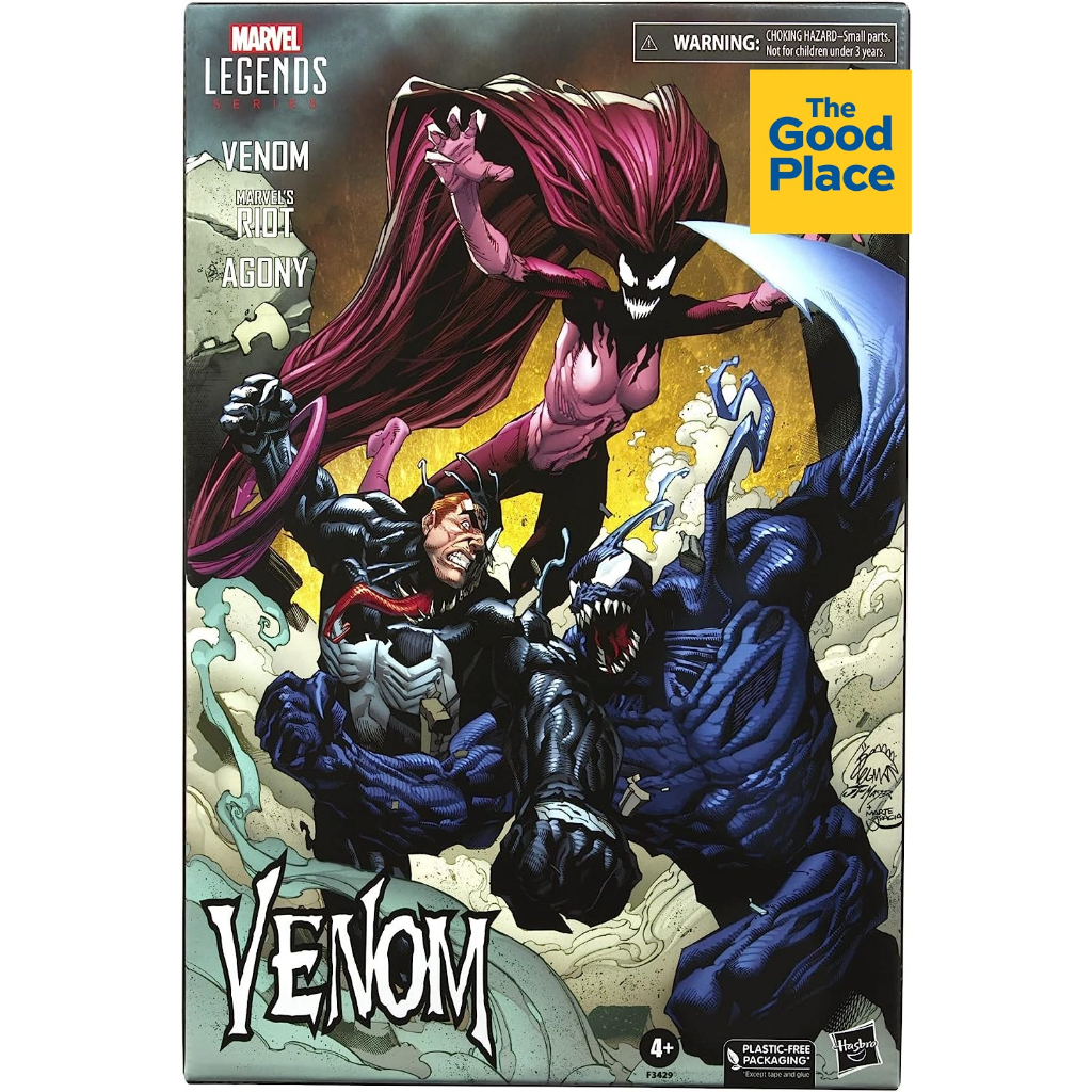 HASBRO Marvel Legends Series Venom Multipack with Venom, Riot, Agony ...