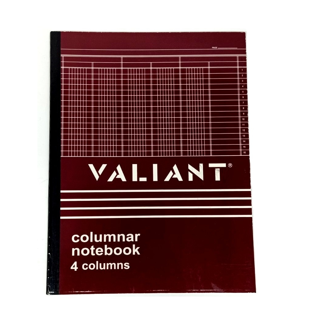 Valiant Columnar Notebook Record Book Journal Ledger Cash Notebook ...