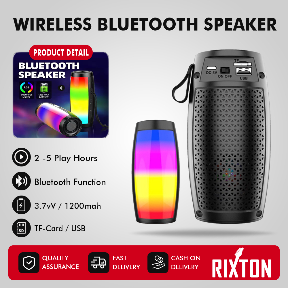 RIXTON Wireless Speaker Bluetooth Connection Speaker Mini Bass Stereo ...