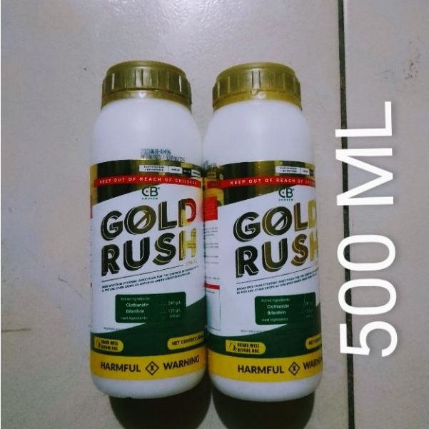 GOLD RUSH CHLOTIANIDIN+BEFINTHRIN INSECTICIDE(500ML)BY C.B ANDREW ...