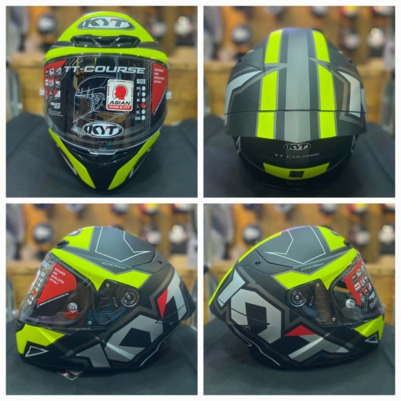 KYT TT COURSE FULLFACE HELMET | Shopee Philippines