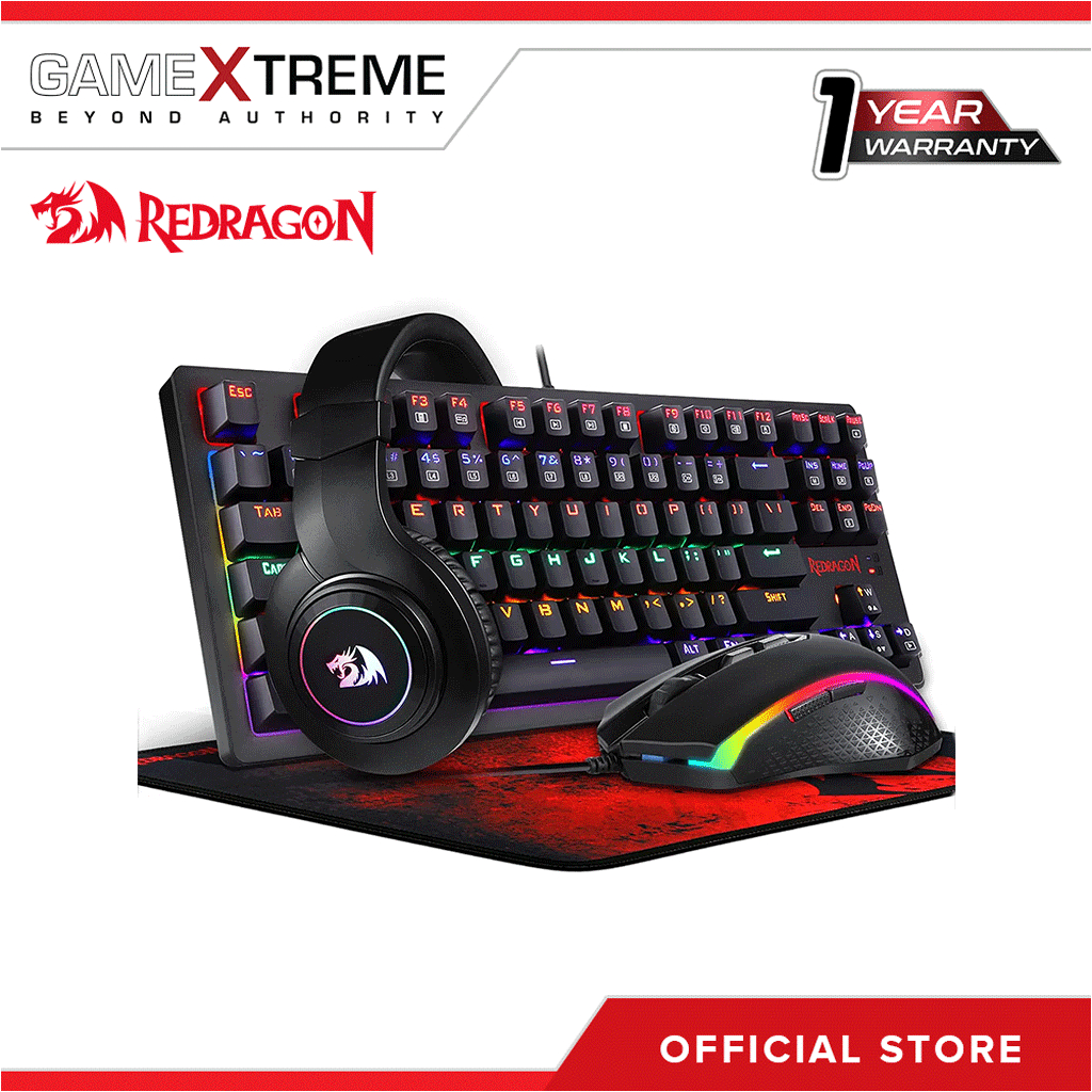 Redragon S113P 4 In 1 Gaming Essentials Set | Shopee Philippines Redragon S113P 4 In 1 Gaming Essentials Set | Shopee Philippines