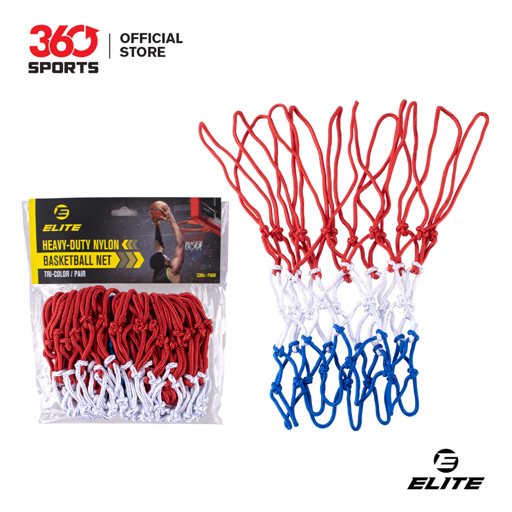 Elite Nylon Heavy Duty Basketball Net Pair | Shopee Philippines