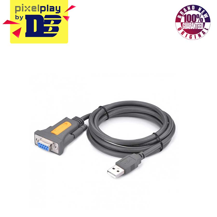UGreen USB 2.0 A To DB9 RS-232 Female Adapter Cable - 1.5m (Black ...