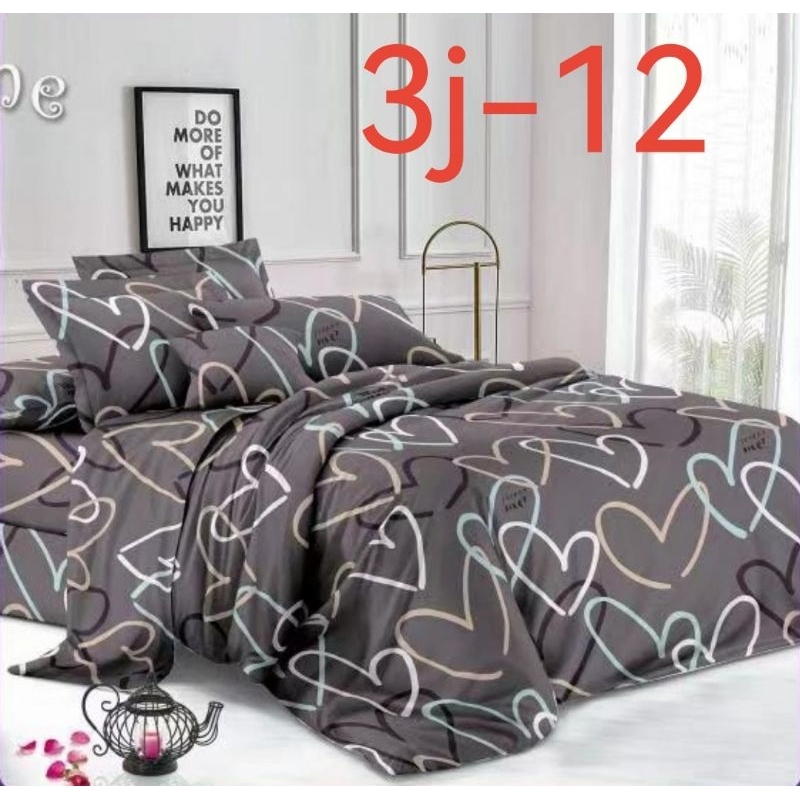 3in1 Single size Cotton bedsheets set premium quality | Shopee Philippines