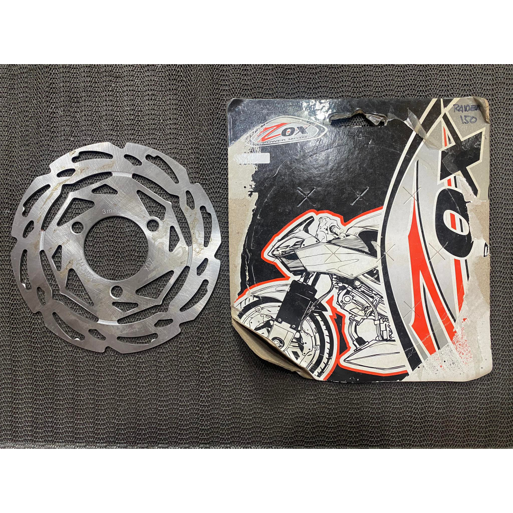 RAIDER 150 ZOX BRAKE DISC (3MM) | Shopee Philippines