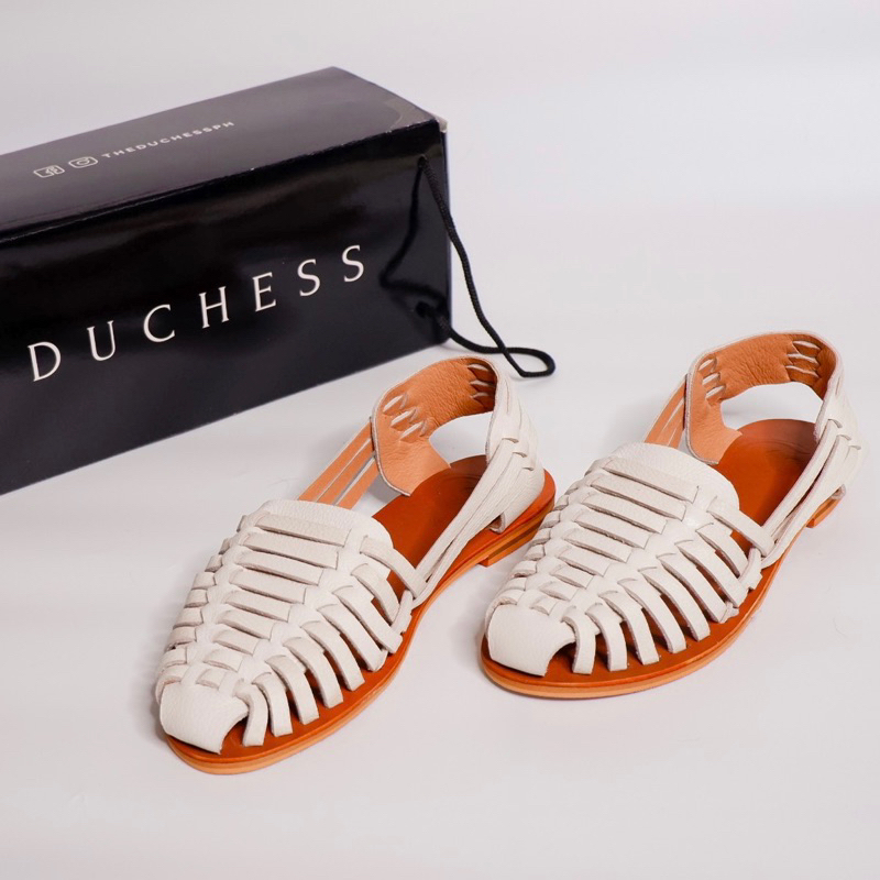 Genuine Leather Shoes Elisha | Shopee Philippines