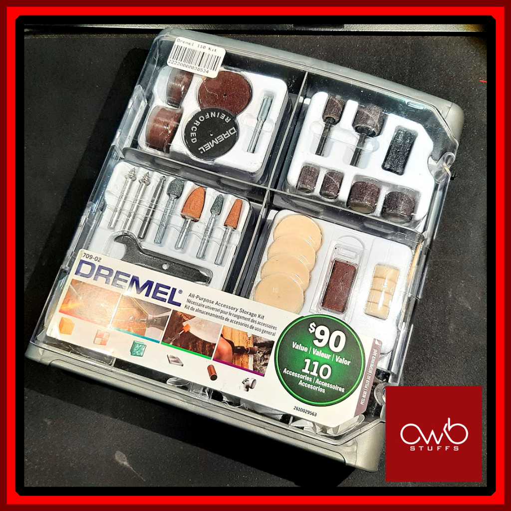 Dremel - Original 110 pc piece All Purpose Rotary Tool Accessory Kit ...