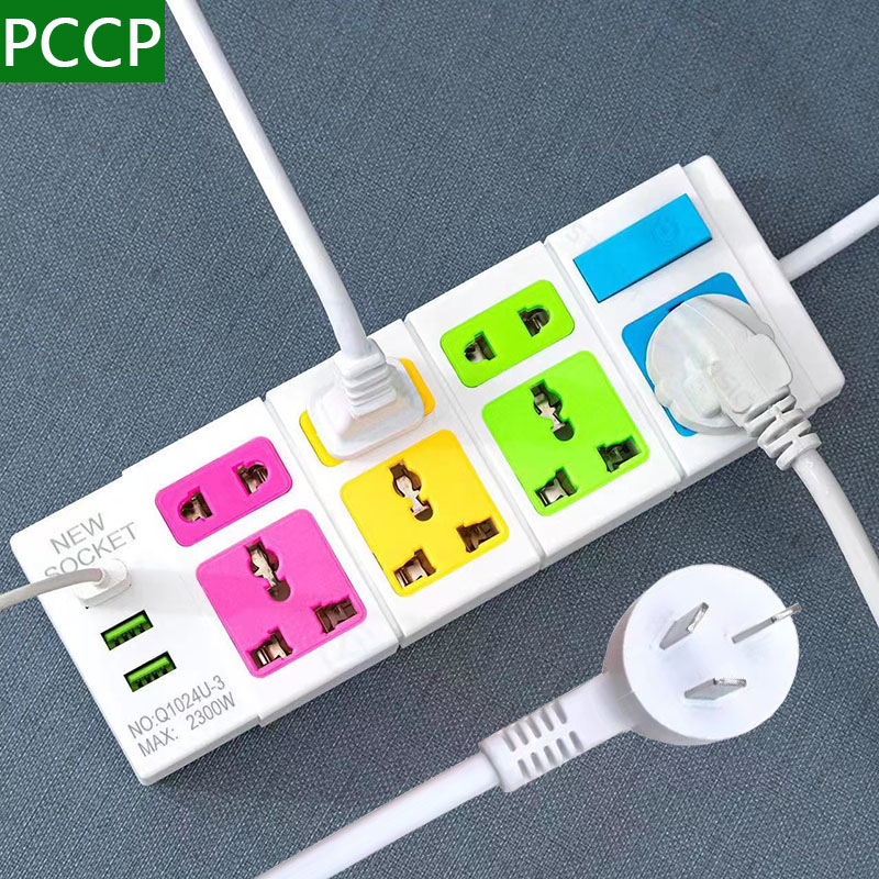 1.5m 3 pin Australia standard plug porous creative multi-purpose socket ...