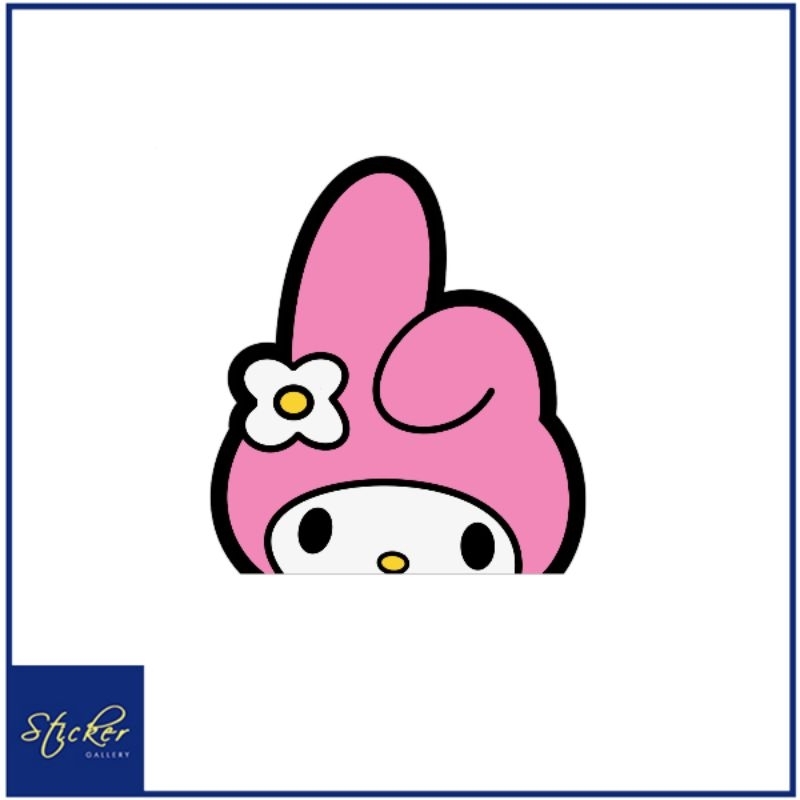 MY MELODY ANIME PEEKER WATERPROOF STICKER | Shopee Philippines