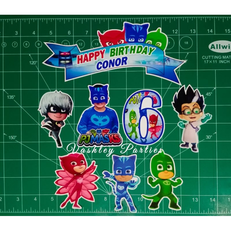 Pj Mask Printable Cake Topper Shopee Philippines 1986
