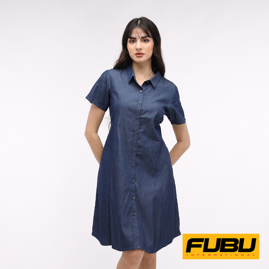 Fubu Girls Chambray Dress QGT22-0167 | Shopee Philippines