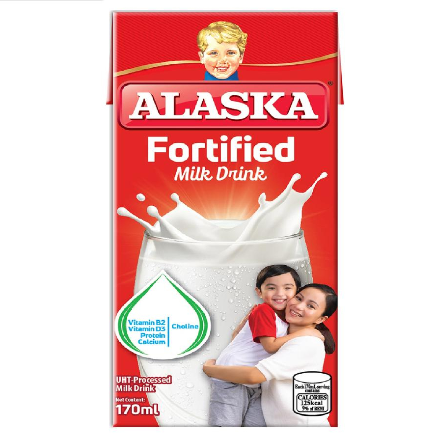 Alaska Fortified Ready To Drink Milk Family 170ml | Shopee Philippines
