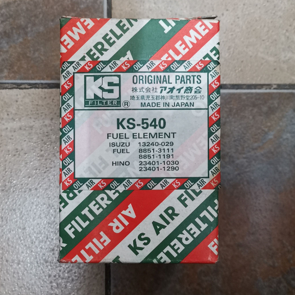 KS Fuel Filter for ISUZU 6BB1 / 6BD1 / DA120 (KS540) | Shopee Philippines