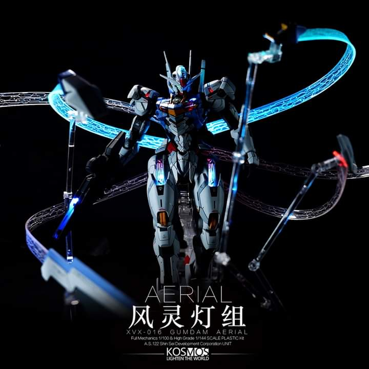 KOSMOS XVX-016 FM 1/100 Gundam Aerial LED Kit B Set | Shopee Philippines