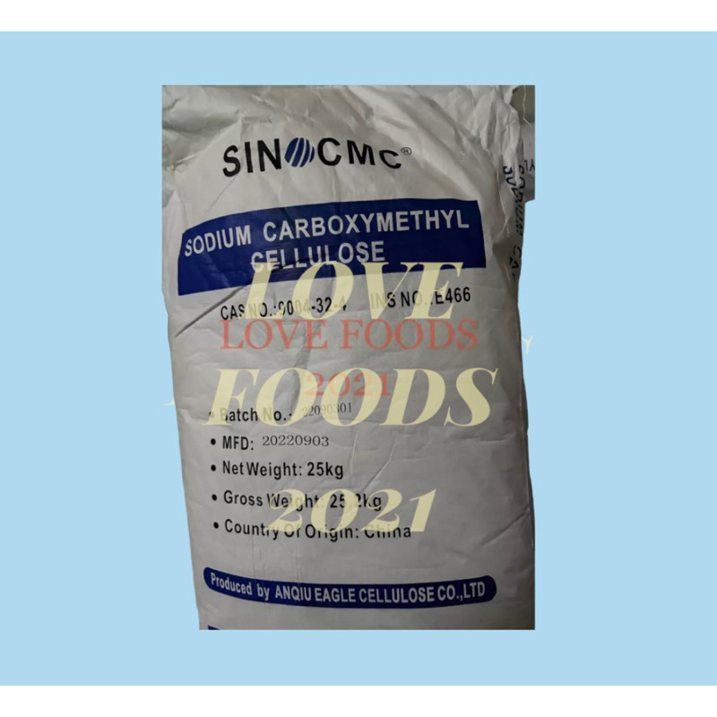 CMC 25kgs/bag (Food Grade | Carboxymethyl Cellulose | Tylose Powder ...