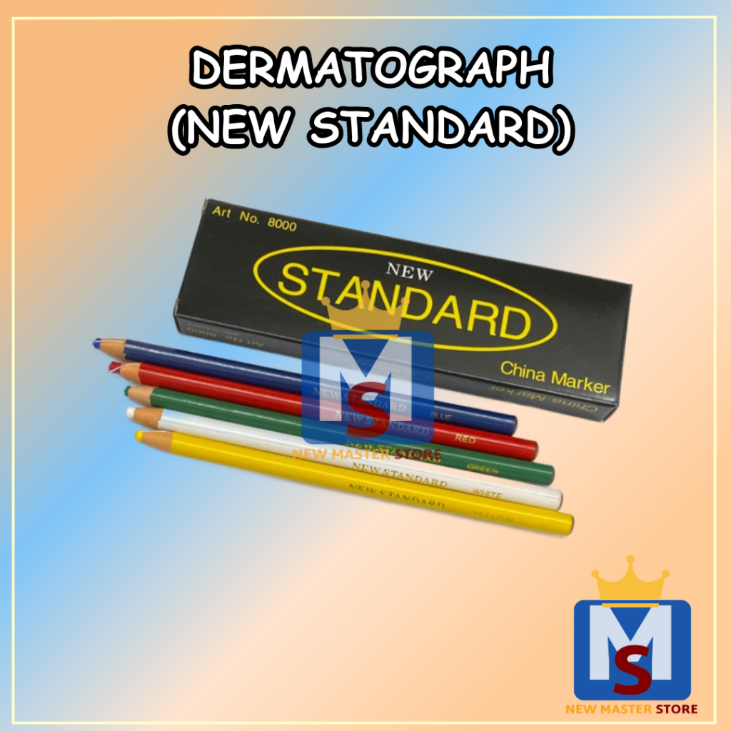 New Standard Dermatograph Wax Pencil (sold per piece) | Shopee Philippines