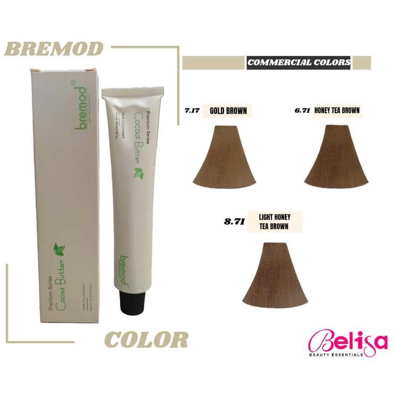 BREMOD PREMIUM SERIES HAIR COLOR (COMMERCIAL COLORS) | Shopee Philippines
