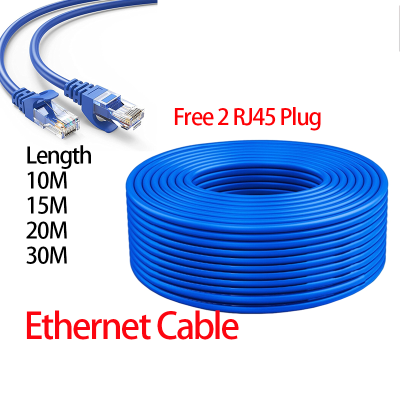 Ethernet Cable 10/15/20/30/M High Speed RJ45 CAT5 Internet Cable Lan ...