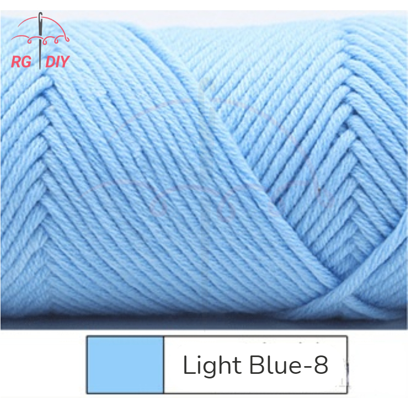 【80 colors IN STOCK】100g 8ply milk yarn Cotton Wool Thread for Knitting ...