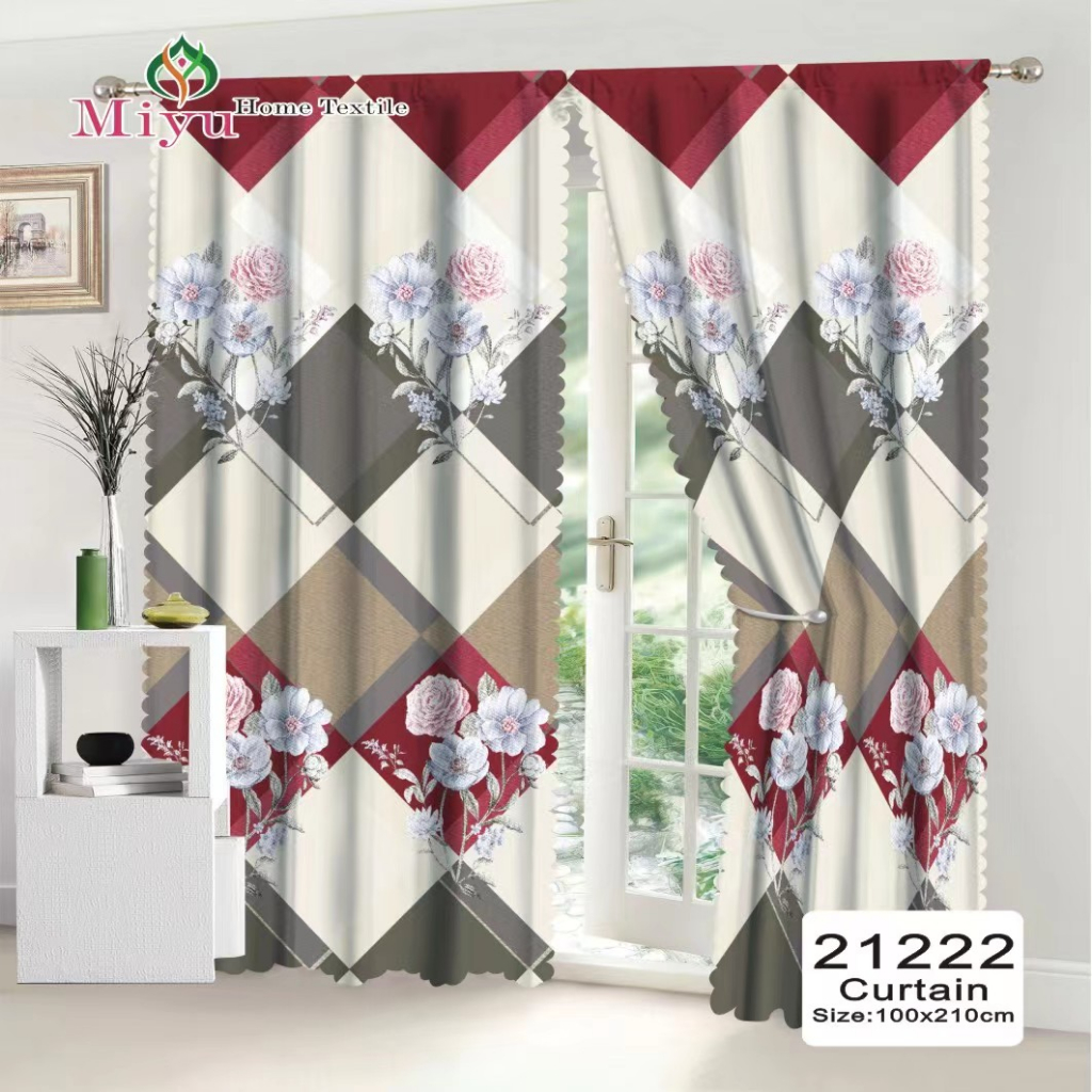 Curtain New Curtina 100x210cm Design Curtain For Window Door Room Home ...