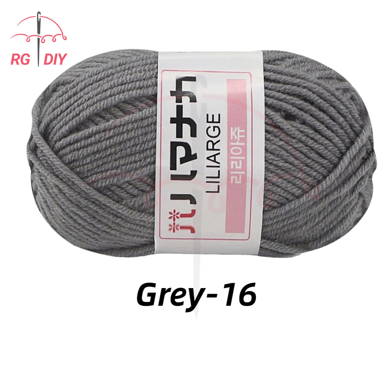【IN STOCK】4 Plys 25g Super Soft Milk Cotton Yarn Smooth Fiber Knitting ...