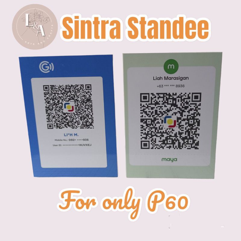 G-Cash/Maya QR Code Standee | Shopee Philippines