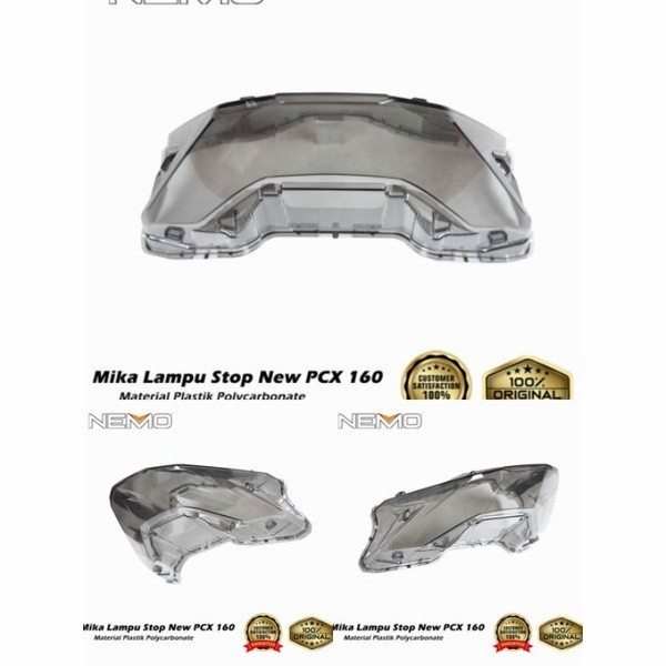TAIL LIGHT LENS SMOKE ORIGINAL STANLEY NEMO BRAND PCX 160 | Shopee ...