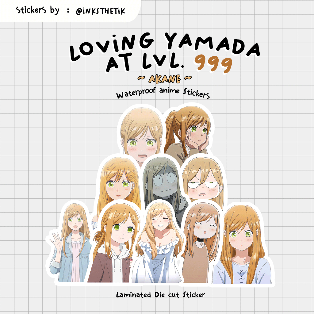 Akane - LOVING YAMADA AT LVL. 999 | Waterproof Stickers | Shopee ...