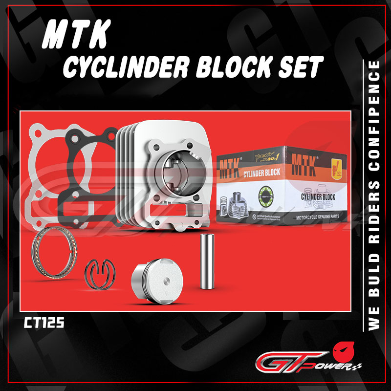 MTK Cylinder Block Set CT125 / BAJAJ125 STD Φ52MM | Shopee Philippines