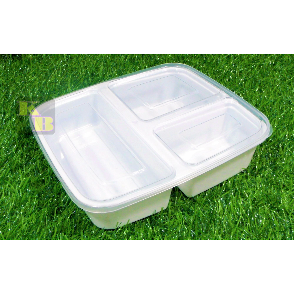 White Bento Box #1801 Jumbolita Homeware with Spoon and Fork | Shopee ...