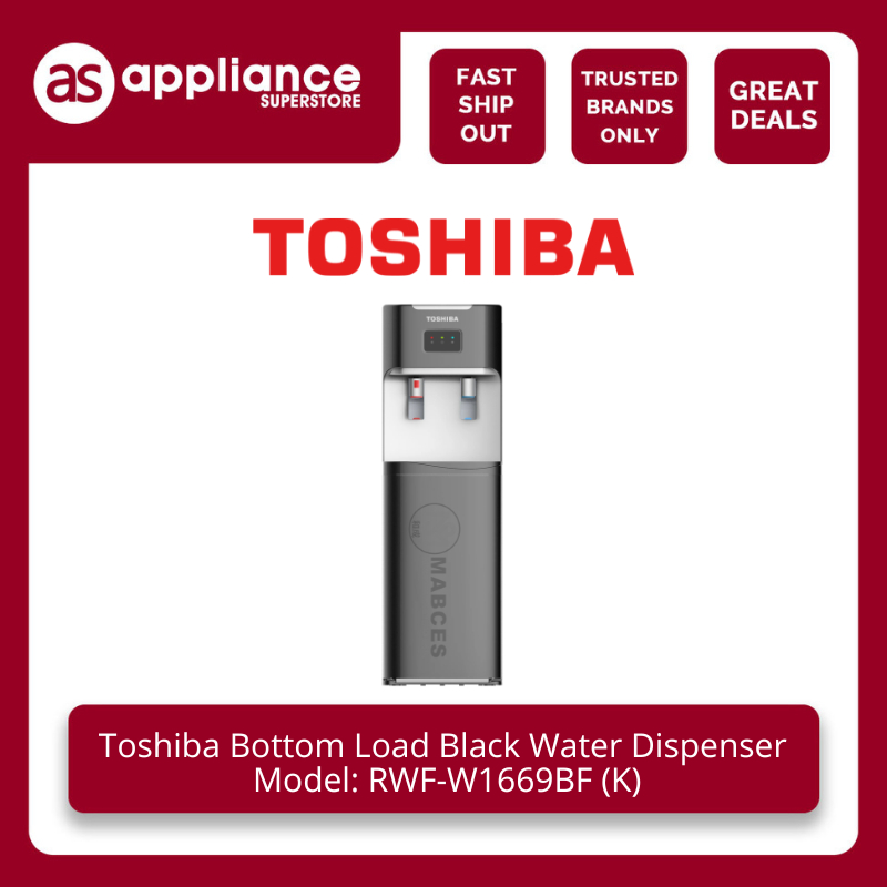 Toshiba Bottom Load Black Water Dispenser RWF-W1669BF (K) | Shopee Philippines