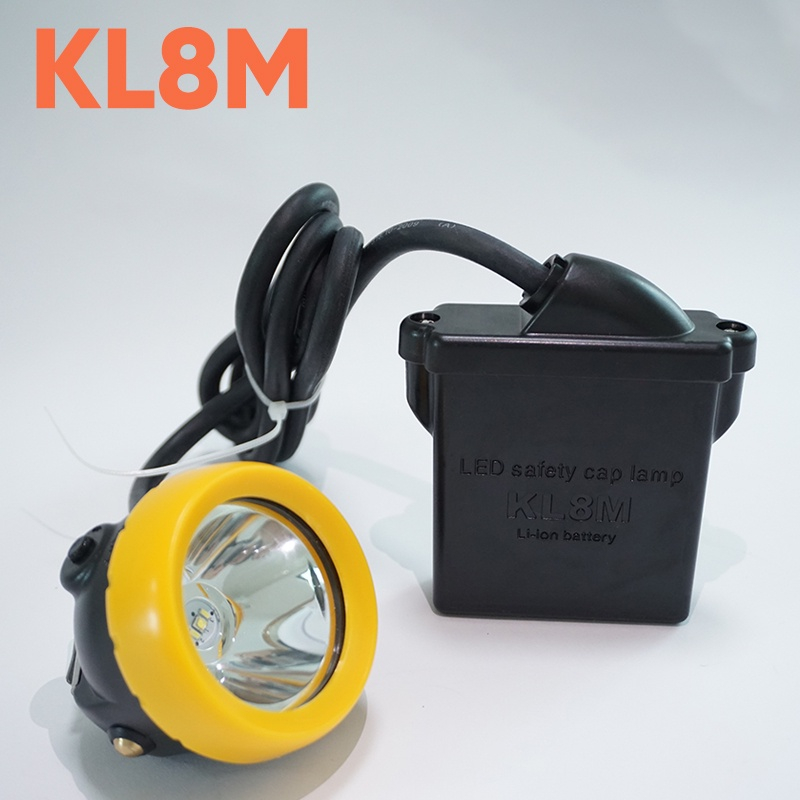 Aquosport KL5M/KL8M Miner's Lamp Wisdom Flashlight Rechargeable Lithium ...