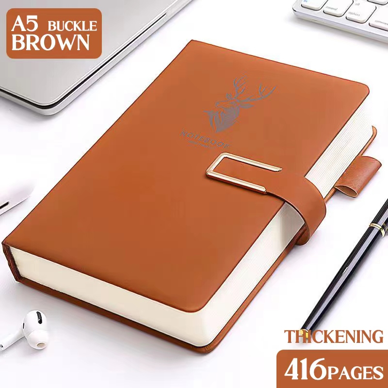 Onhand Pages A5 Faux Leather Thick Business Notebook Sketch Journal ...