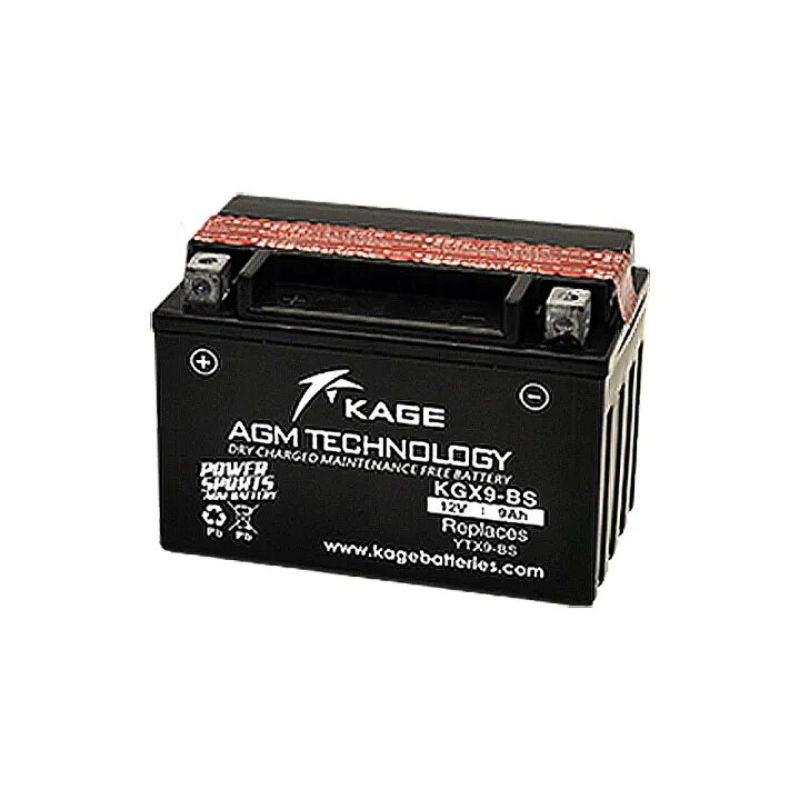 KAGE KGX9-BS Maintenance-Free Motorcycle Battery (YTX9-BS) | Shopee ...