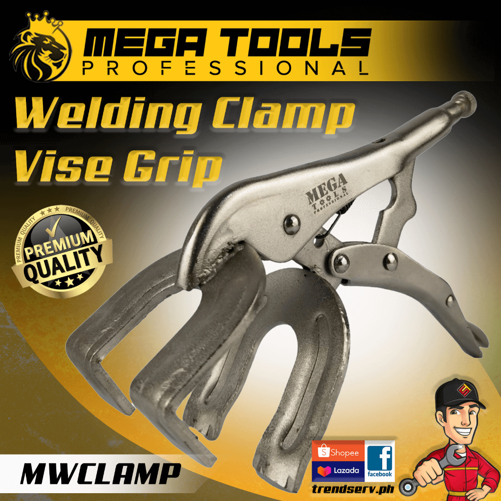 MEGA TOOLS U-Shaped Locking Welding Clamp (9") | Shopee Philippines