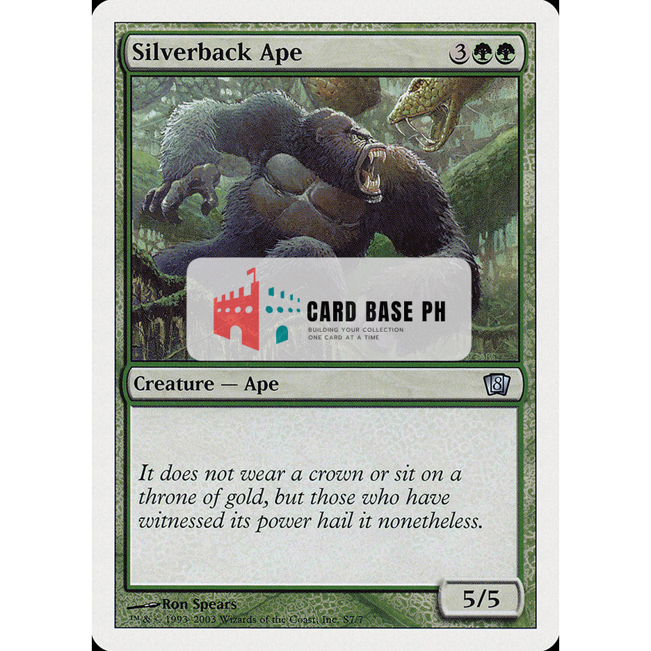 Silverback Ape(Lightly Played) - Magic the Gathering Trading Card ...