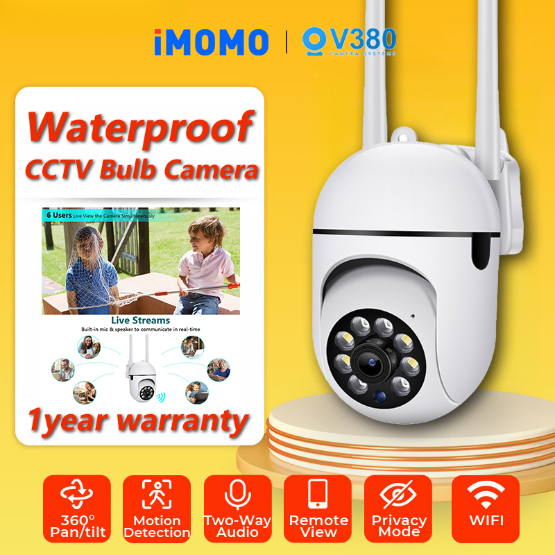 V380 Wireless CCTV IP Camera Pro 1080P Wifi Connect To Cellphone Voice ...