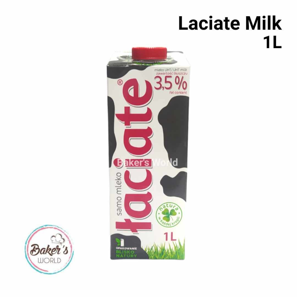 Laciate UHT Milk 3.5% 1L And Laciate Low Fat 1L | Shopee Philippines